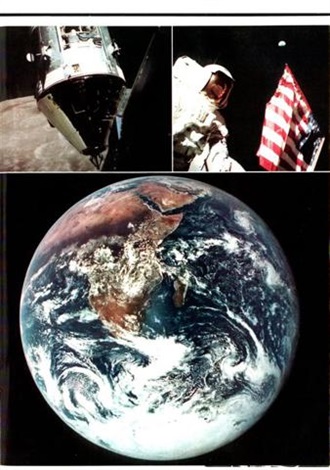 Blue Marble, the iconic view of sun-illumnated Earth large format, Apollo 17, 7-19 December 1972 ...